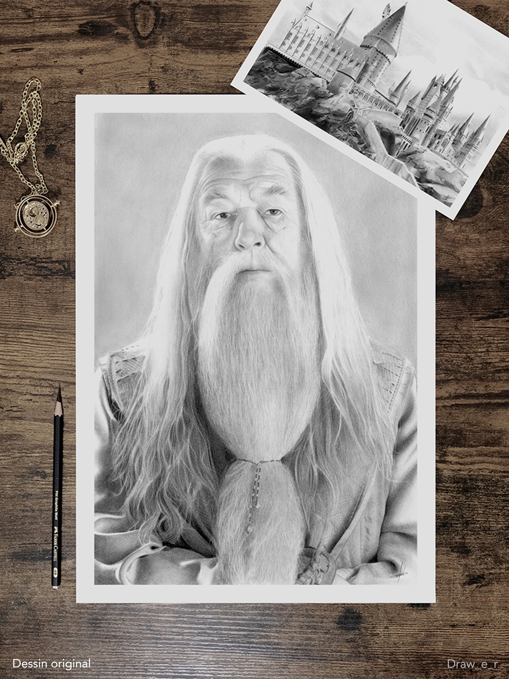 DUMBLEDORE - Harry Potter (Print) – Draw_e_r