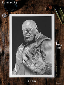 THANOS - Marvel (Print) – Draw_e_r