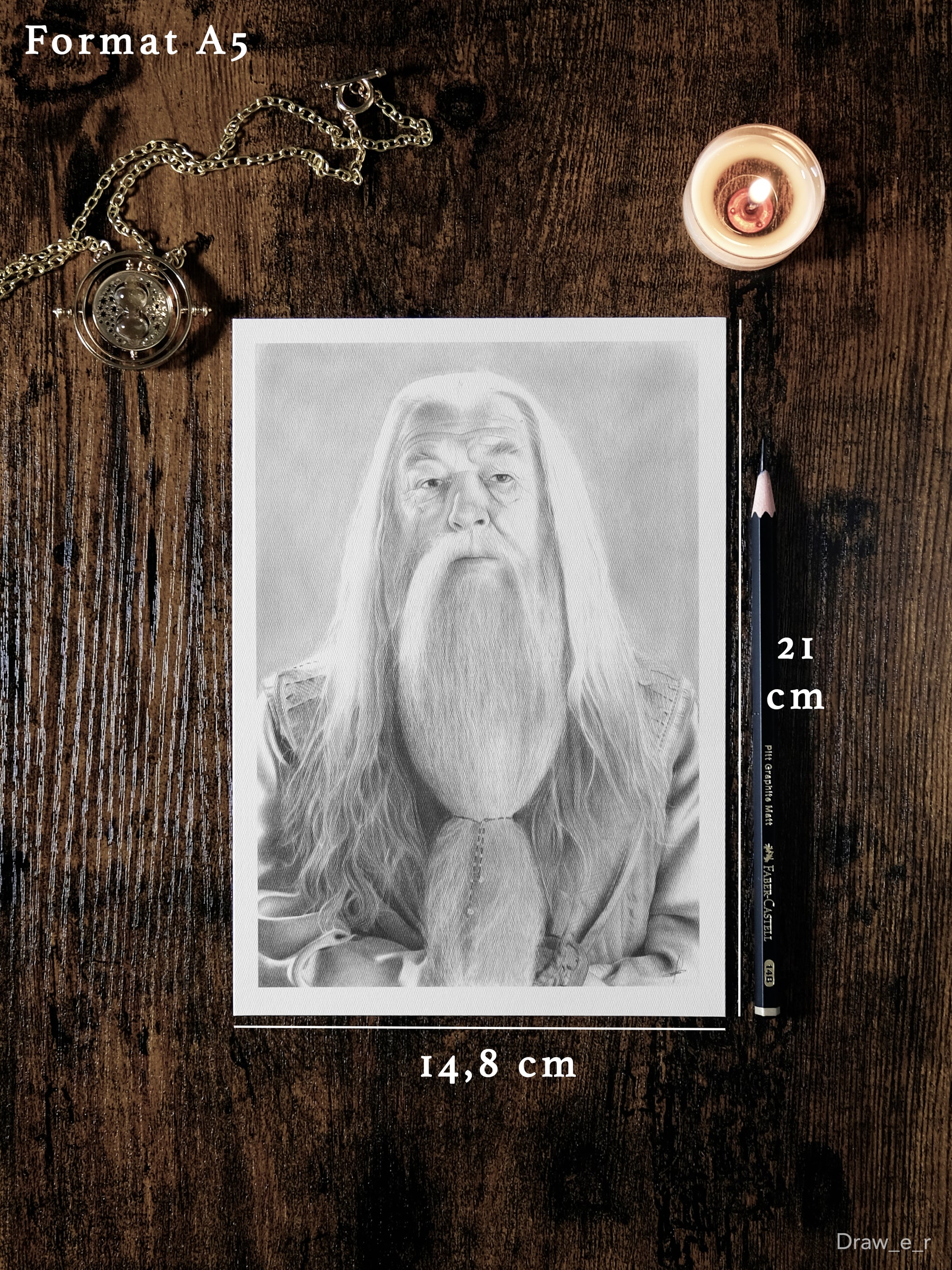 DUMBLEDORE - Harry Potter (Print) – Draw_e_r
