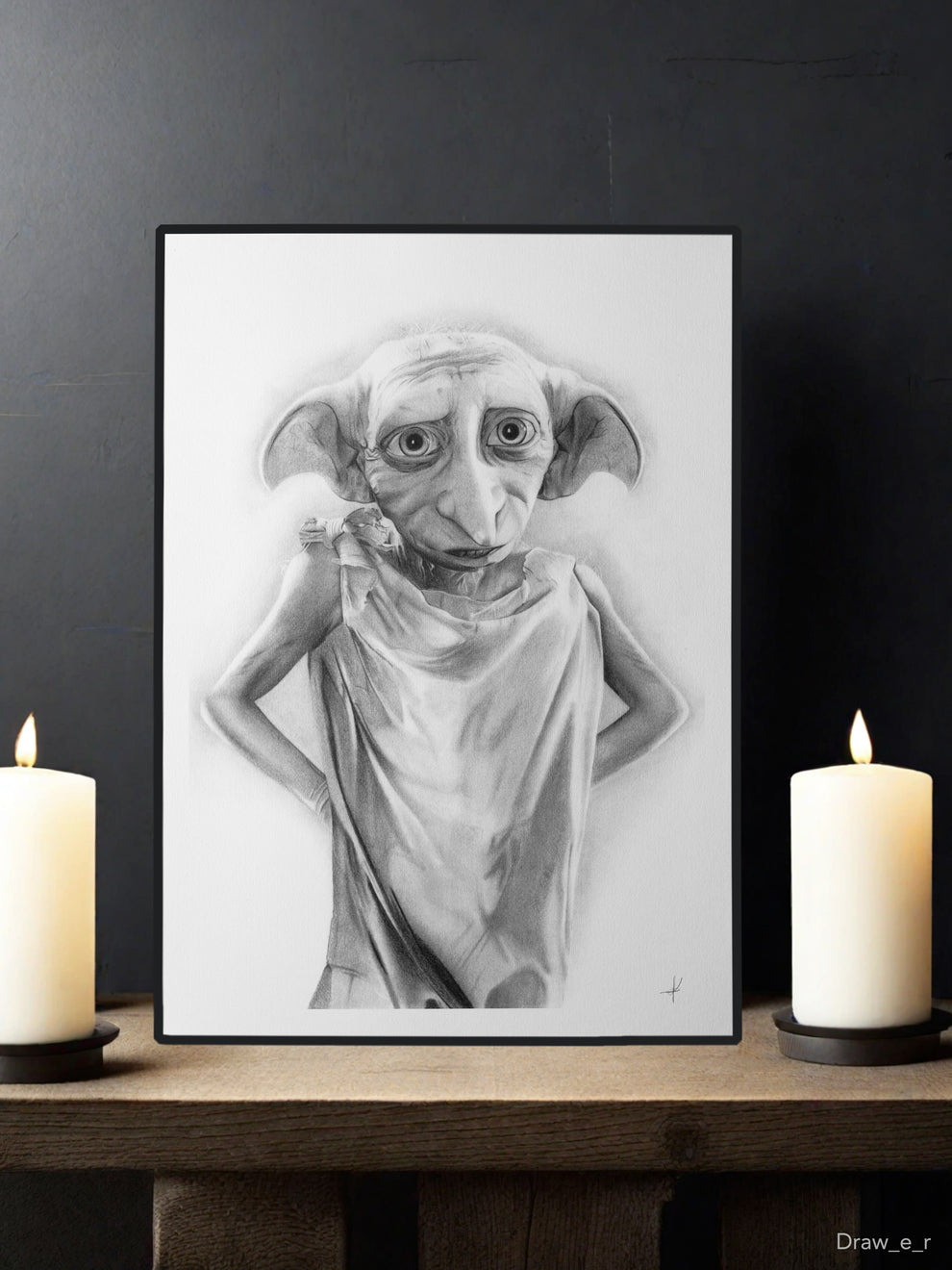DOBBY - Harry Potter (Print) – Draw_e_r
